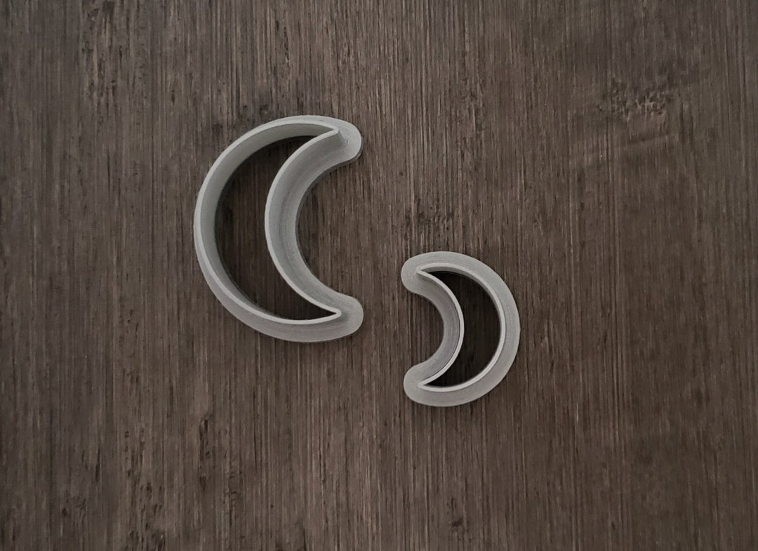 Moon Polymer Clay Cutter, Fondant Cutter, Curve, Shape Cutter, Pmc Clay ...