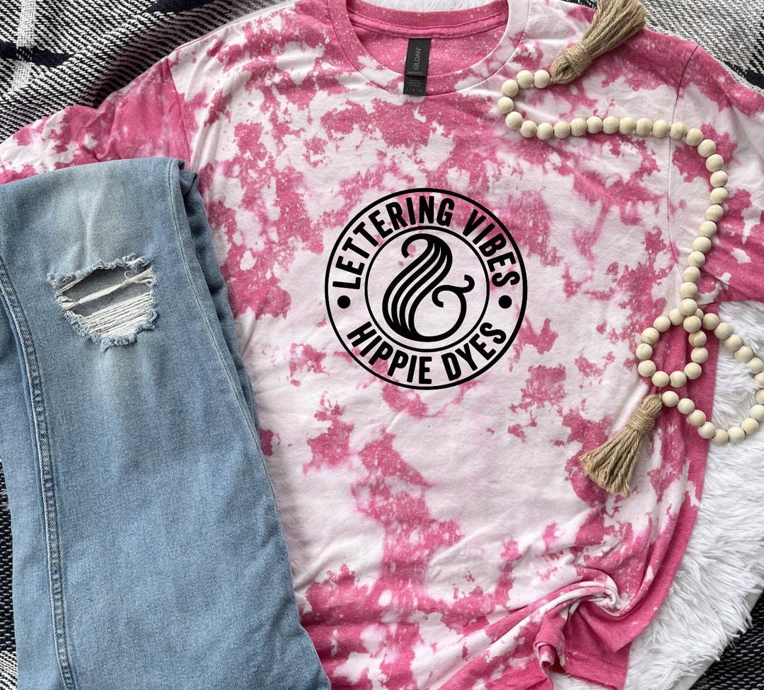 Pink Acid Wash Mockup - Etsy