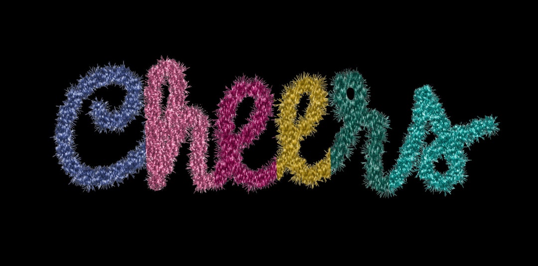 Cheers Tinsel PNG - Etsy