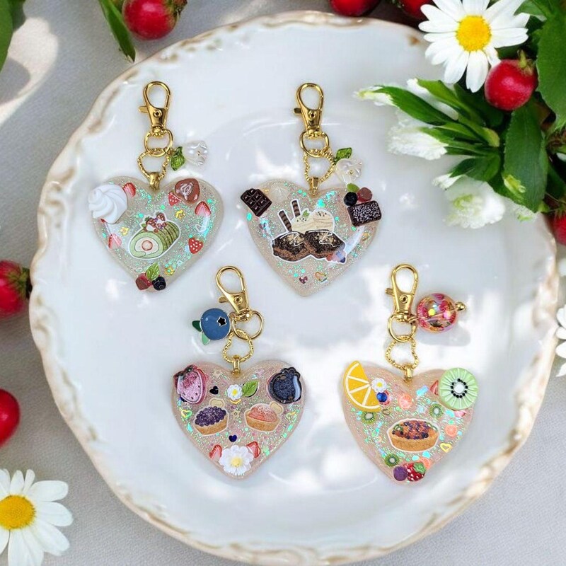 Cute Food Keychain - Etsy