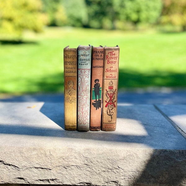 Rustic Books - Etsy