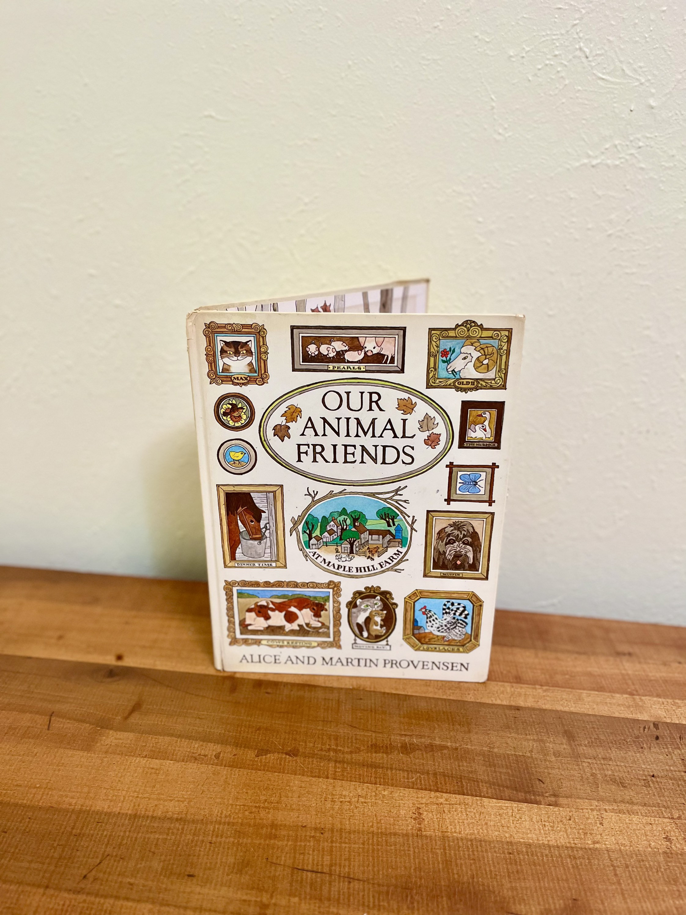 1974 "our Animal Friends," Vintage Children's Book, Animal Book - Etsy