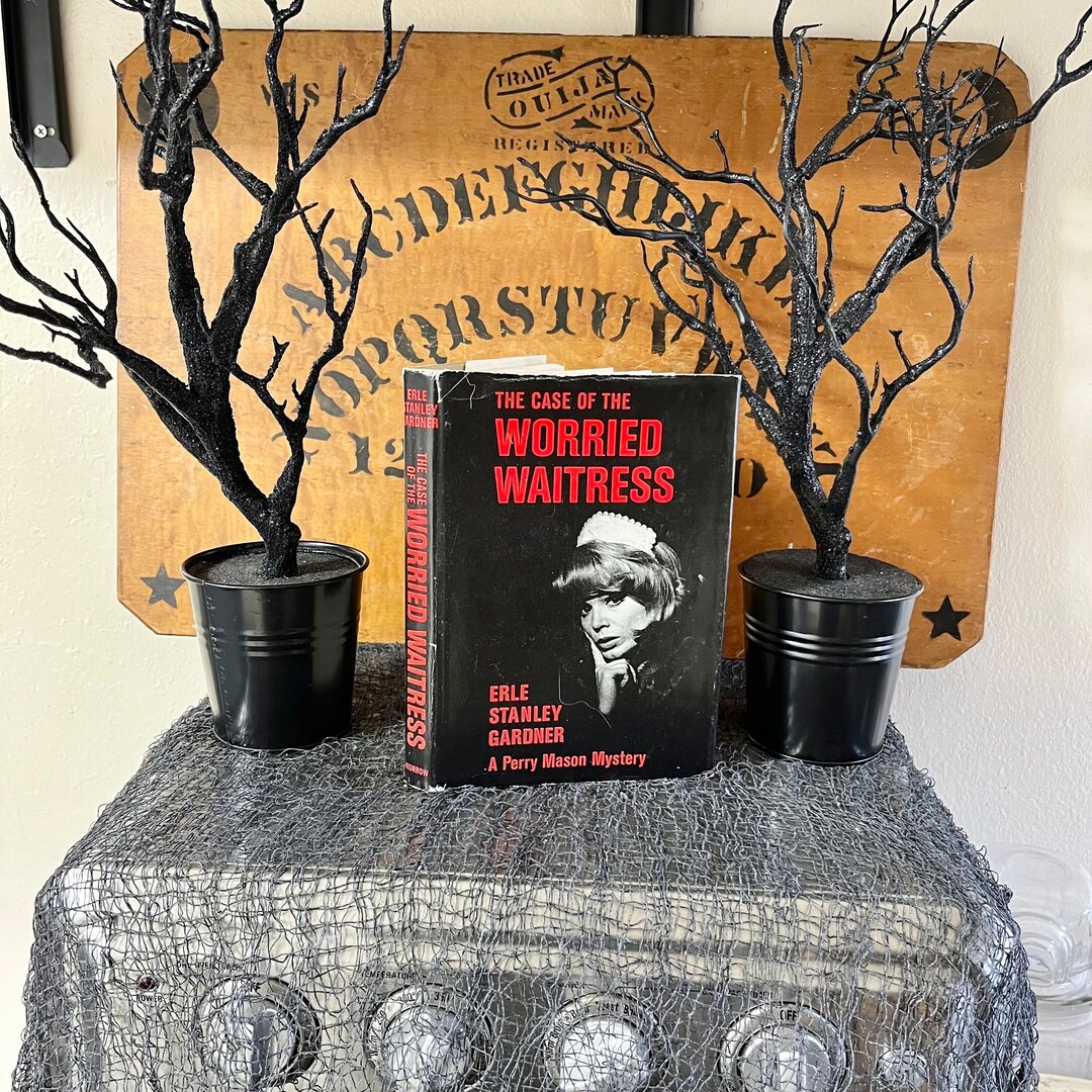 Vintage Hardcover Book, "the Case of the Worried Waitress," Perry Mason ...
