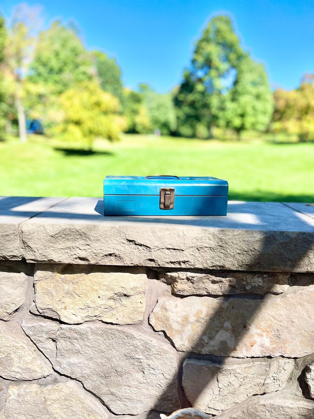 Vintage Midcentury Sky Blue Metal Tool Box, Bernz-o-matic Tool Box - Etsy