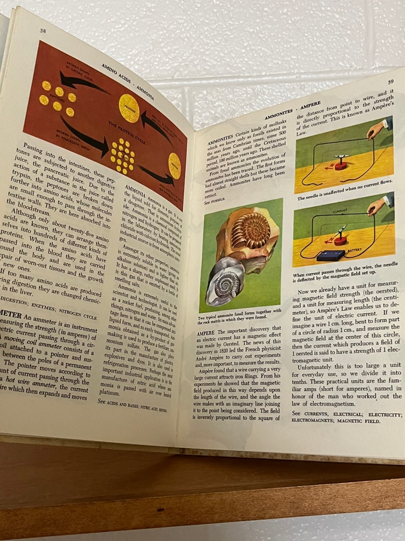 Vintage Science Encyclopedia Book, Volume 1, 1962 Mid Century Book - Etsy
