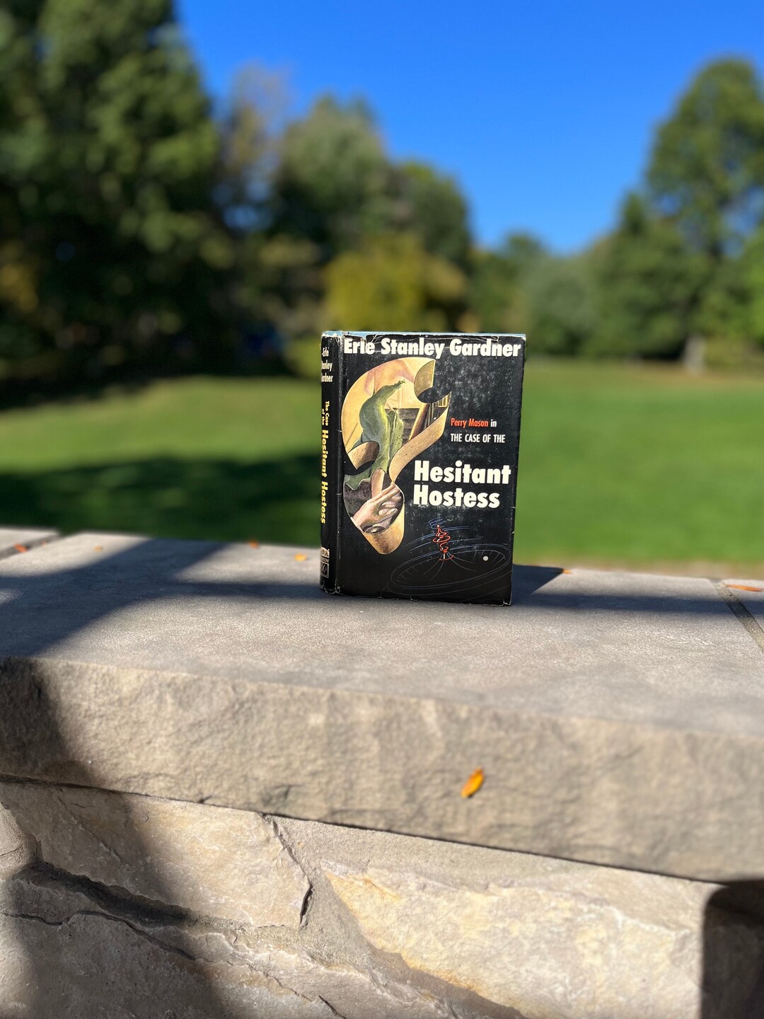 Vintage Hardcover Book, "the Case of the Hesitant Hostess," Perry Mason ...