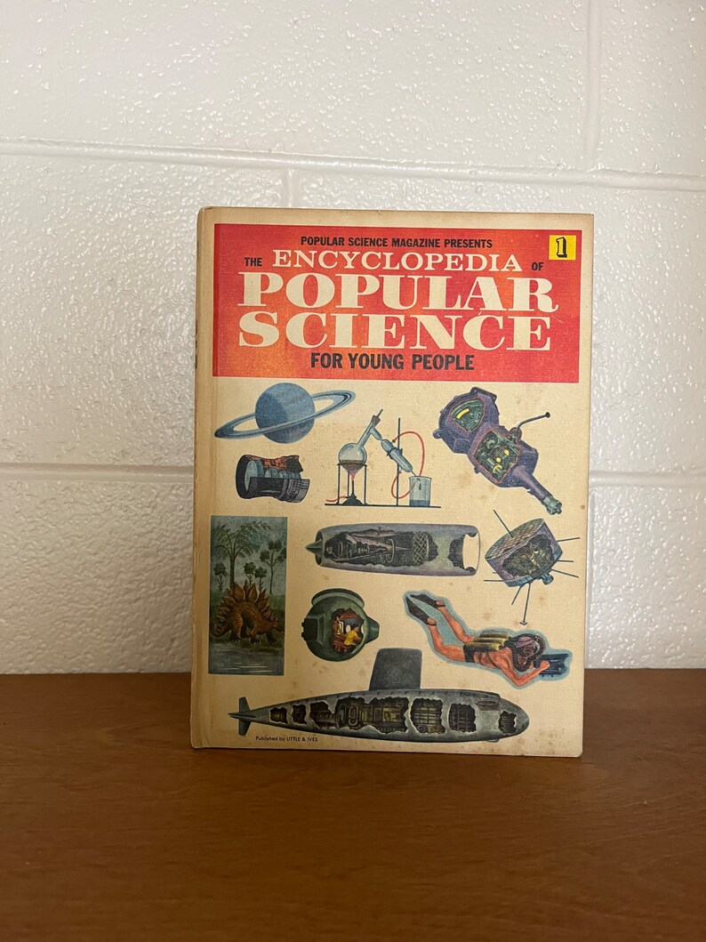 Vintage Science Encyclopedia Book, Volume 1, 1962 Mid Century Book - Etsy