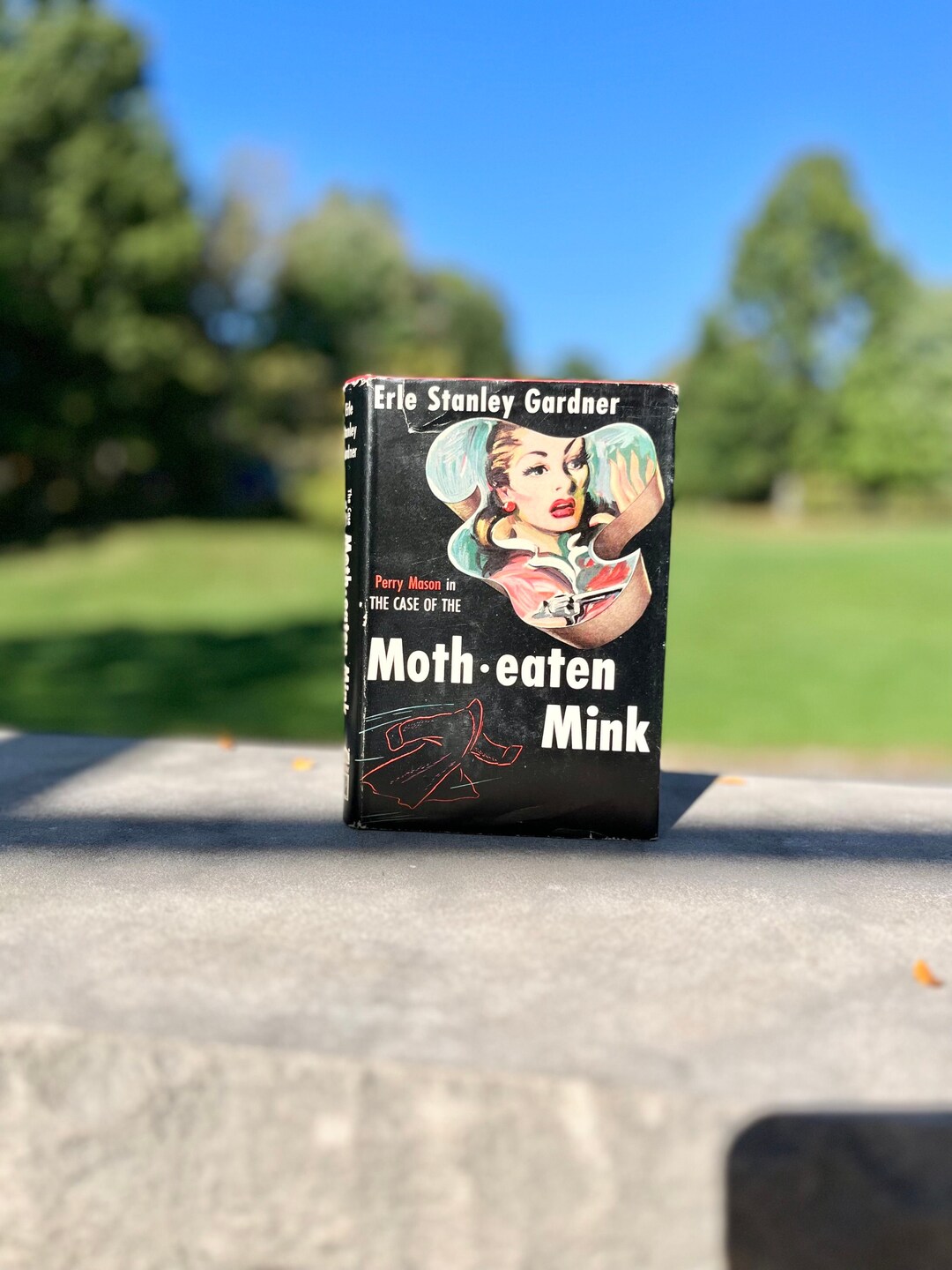 Vintage Hardcover Book, "the Case of the Moth-eaten Mink," Perry Mason ...