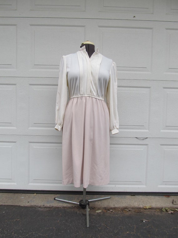 1980s Victorian secretary dress with incredible sleev… - Gem