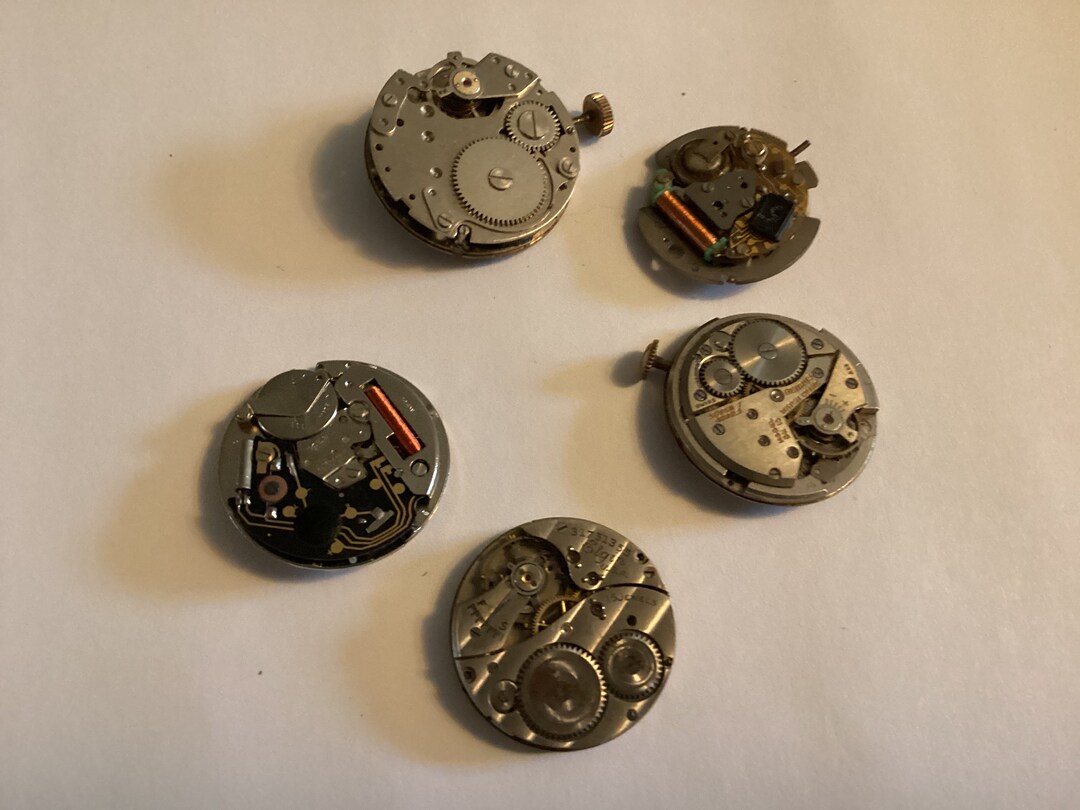 Assorted Watch Movements Quartz and Manual Not Working - Etsy
