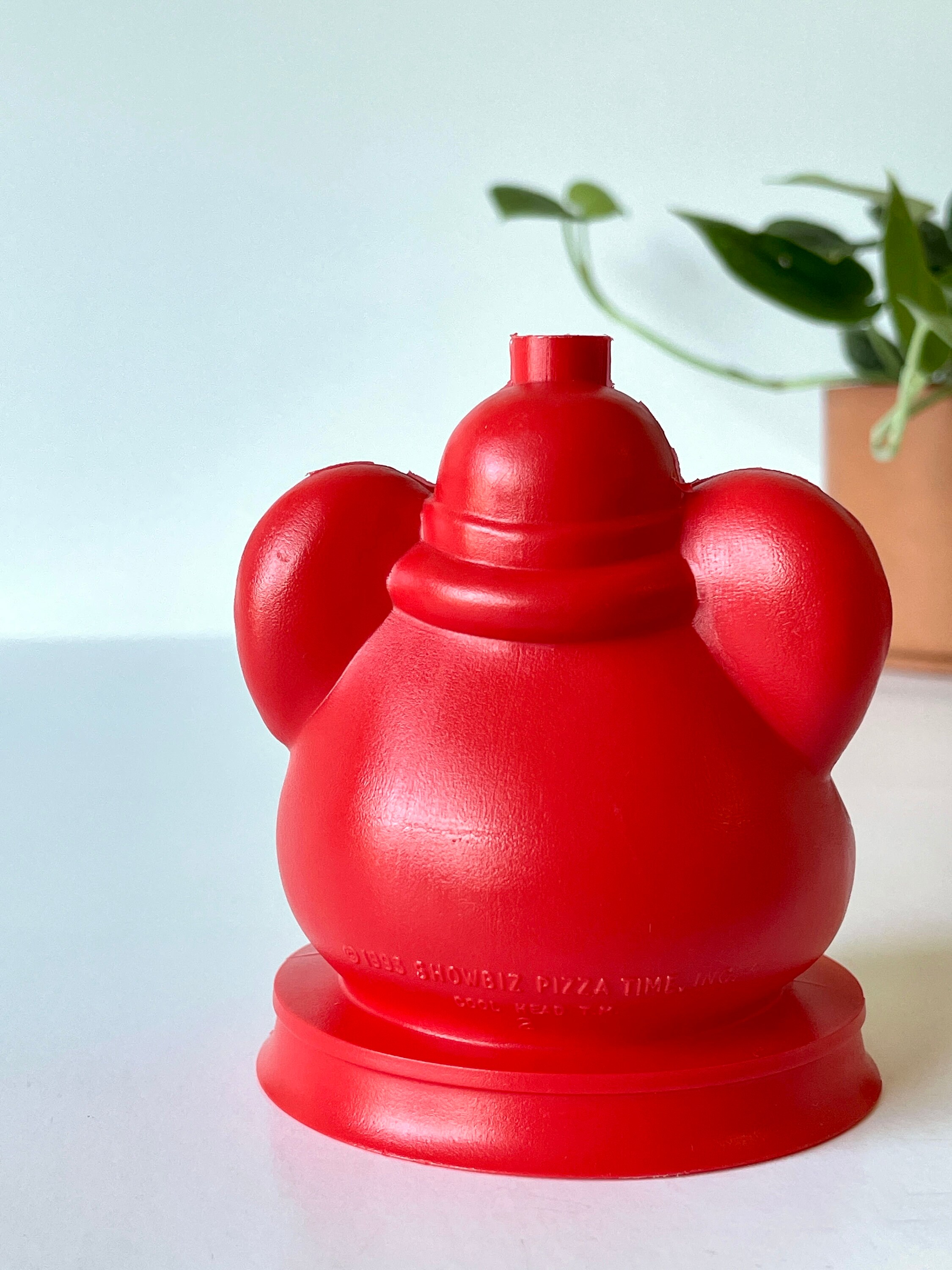 Vintage Chuck E Cheese Red Plastic Drink Lid 1993 - Etsy