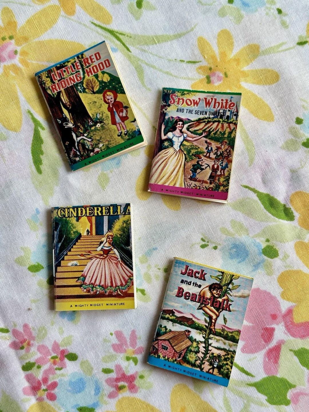 Set of 4 Miniature Mighty Midget Books Fairy Tales Paperback 1960s - Etsy