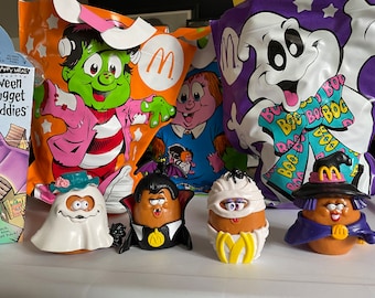 1992 Mcdonald's Happy Meal Toy Halloween Mcnugget Buddies - Etsy