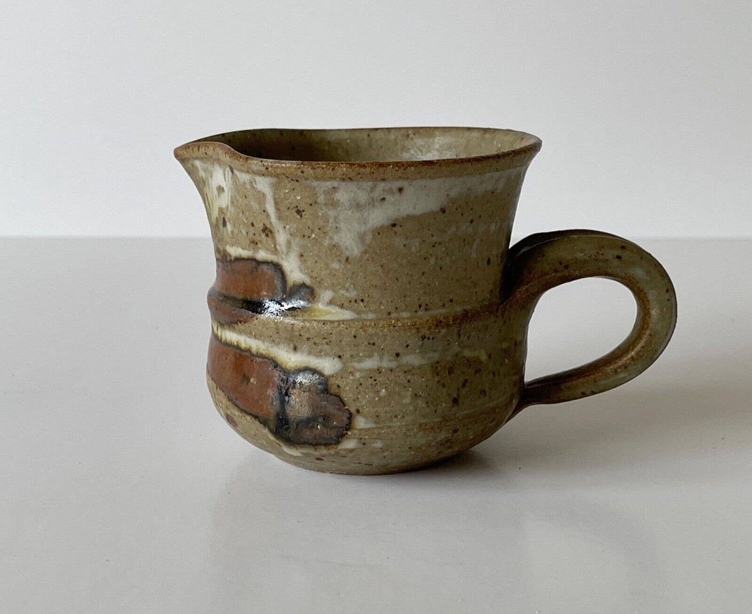 Vintage Ceramic Creamer Handmade Pottery - Etsy