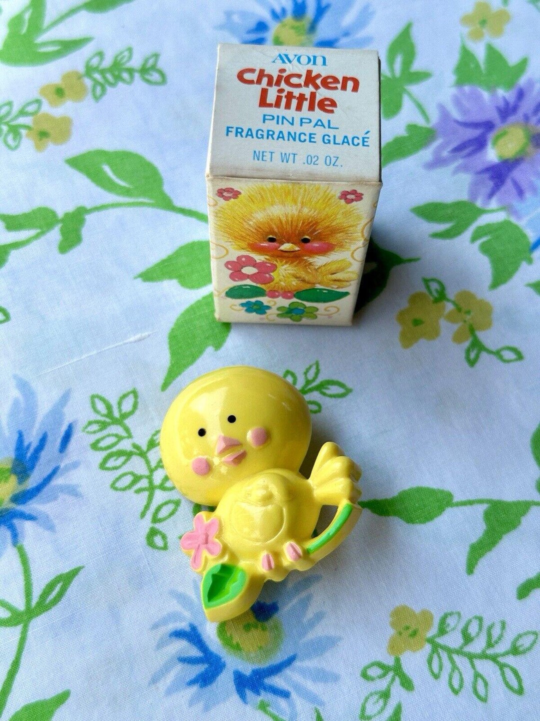 Vintage 1975 Avon Chicken Little Pin Pal Fragrance Glace - Etsy