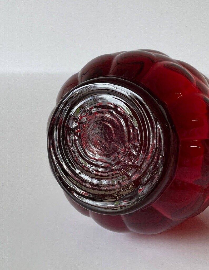 Anchor Hocking Bubble Glass Ruby Red Glasses Set of 5 - Etsy