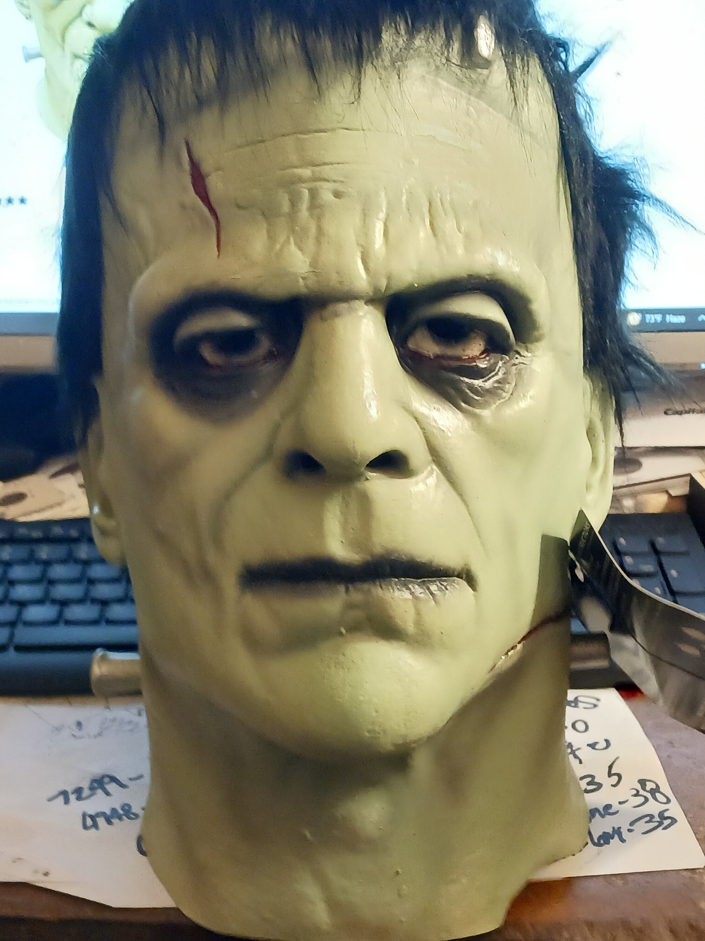 Vintage Boris Karloff Frankenstein Monster Mask NOS - Etsy
