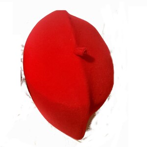 Igbo Nigerian Traditional Wedding Red & Black Ichie Ozo Wool Hat Cap ...