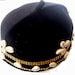 Traditional Red Kufi Wool Hat With Cowries. Larry Gaga Style Cap. Igbo ...