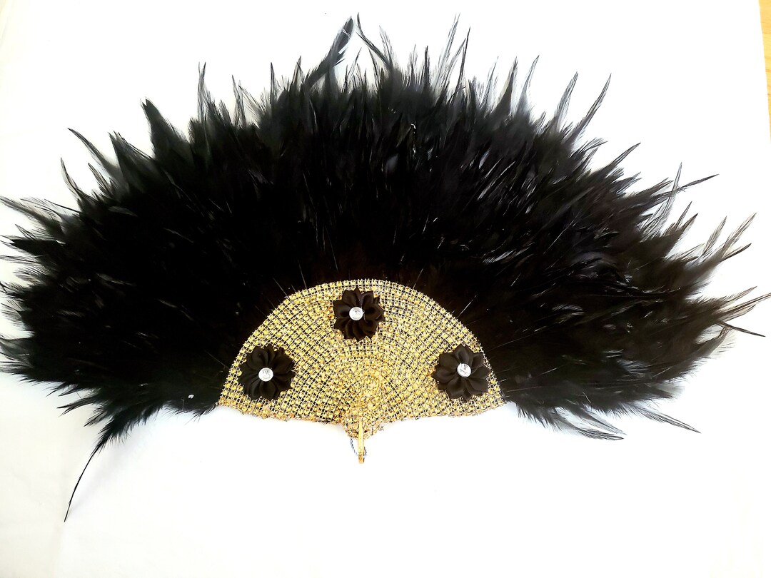 Black Traditional Igbo Nigerian Wedding Bridal Feather Fan - Etsy