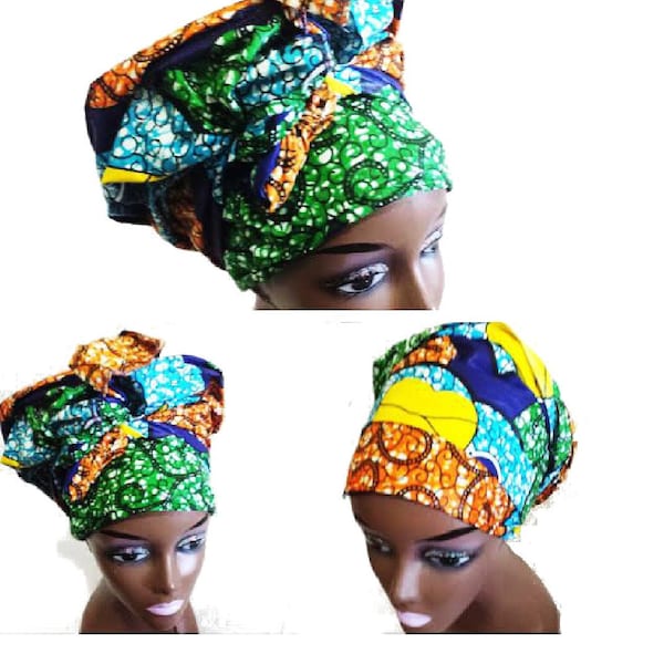 African Skirt and Head Wraps - Etsy