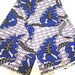 2.5 Yards Royal Blue Velvet Isiqgu George Wrapper .traditional Isiagu ...