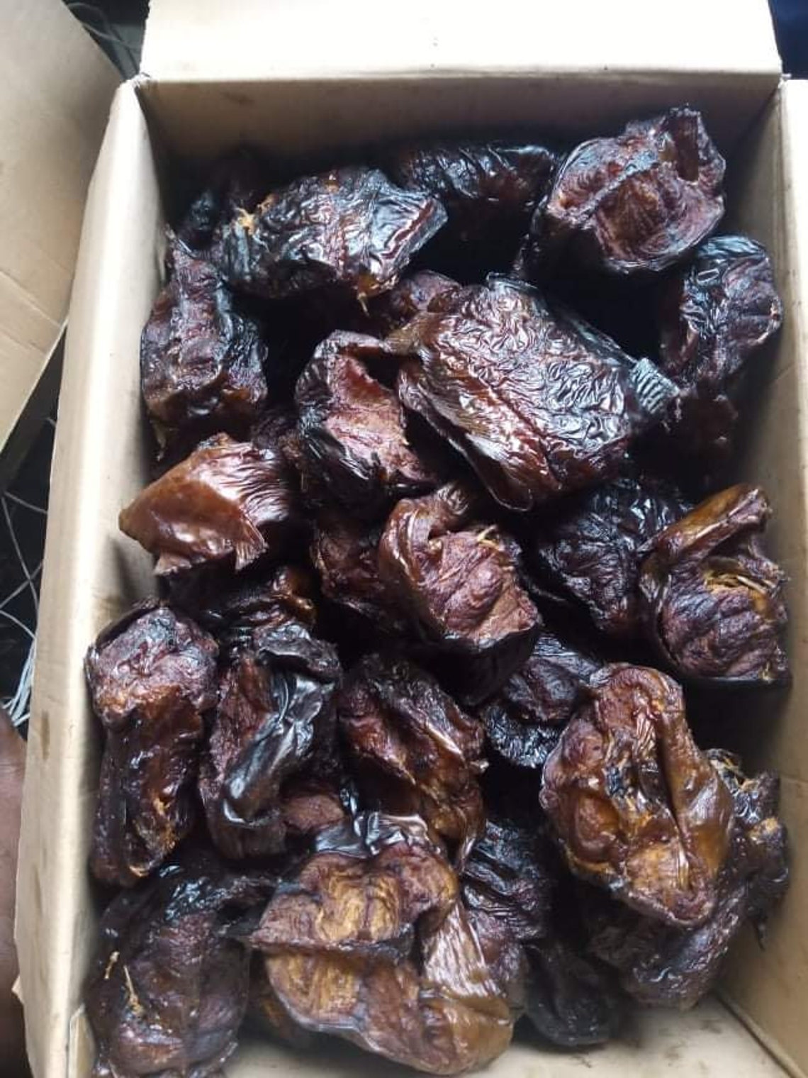 4 Pcs Cut Dry Cat Dried Fish. Asa Cut Fish. African Market Food Stock ...