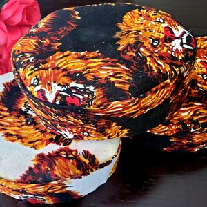 Traditional Isiagu Lion Head Kufi Hat. Igbo Red Cap. - Etsy