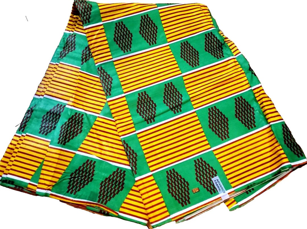 Various Traditional African Kente Ankara Cotton Print Fabric. by the ...