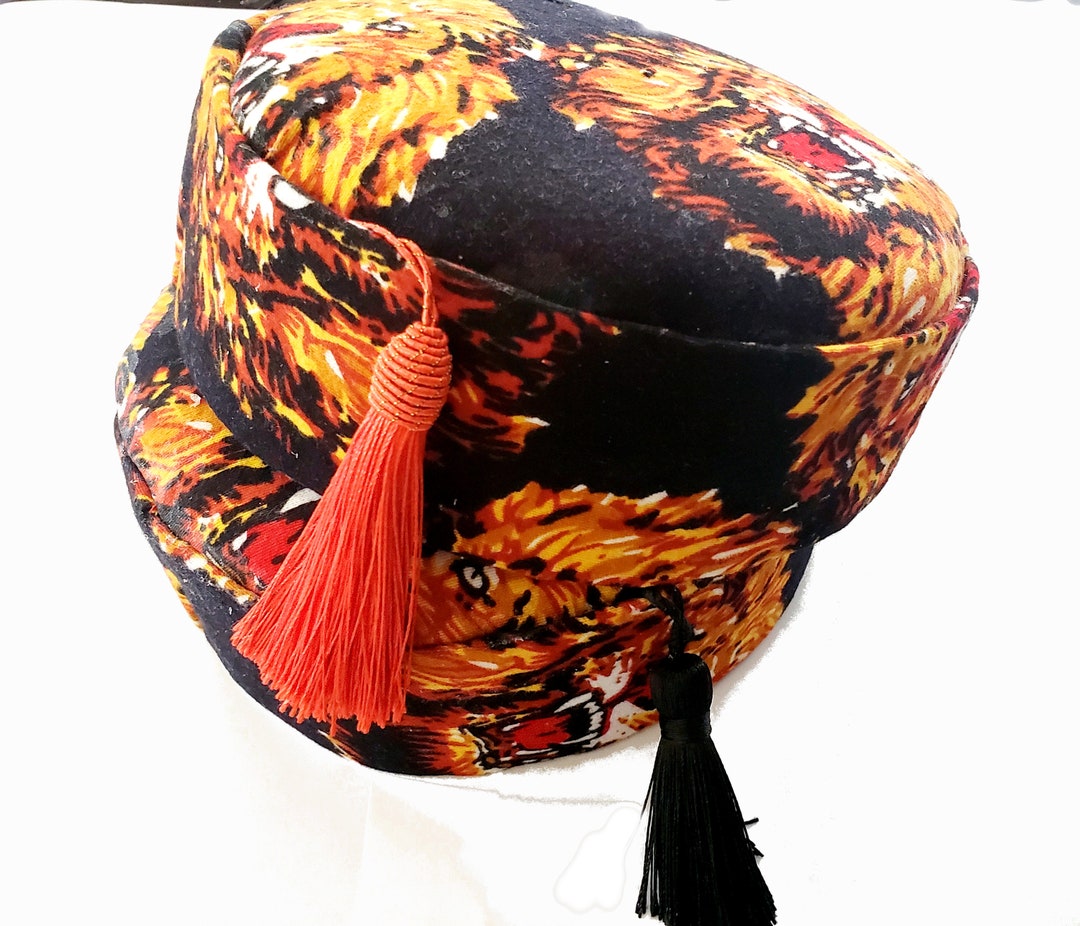 Traditional Igbo Hats Cap . Black Hat Isiagu Lion Head Hat. Men/kids - Etsy