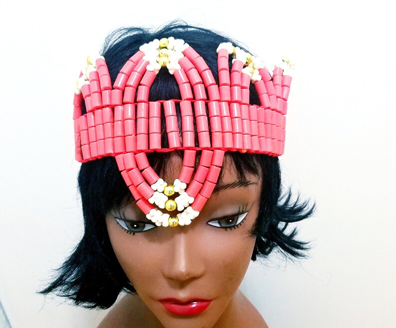 Nigerian Edo Bride Igbo Wedding Princess Costume Beaded Head - Etsy