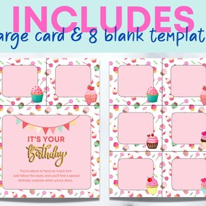 Kids Birthday Scavenger Hunt Indoor | Girls Birthday Scavenger Hunt ...