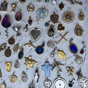 Lovely Vintage European Silver Gold Metals Charms Choose Yours From ...