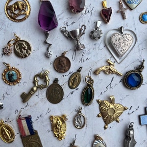 Lovely Vintage European Silver Gold Metals Charms Choose Yours From ...