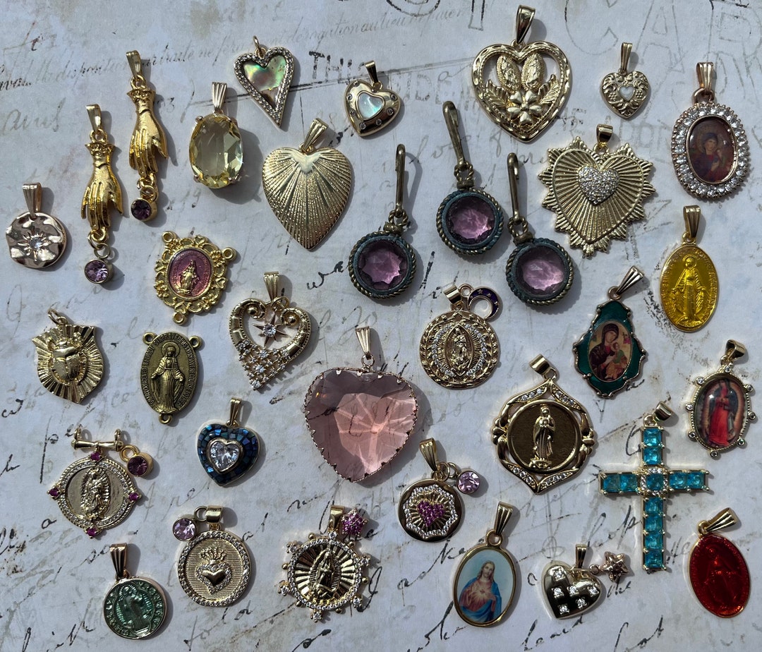 Lovely Golden Charms Pendant Vintage Style Stylish Necklaces French ...