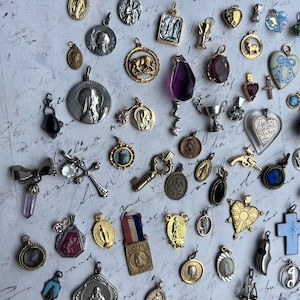 Lovely Vintage European Silver Gold Metals Charms Choose Yours From ...