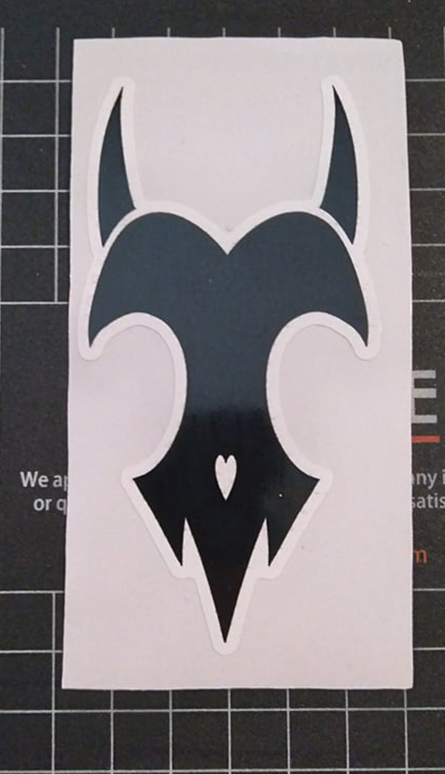 Helluva Boss Blitz Heart Skull Tattoo Fan Art 4 in Vinyl - Etsy Finland