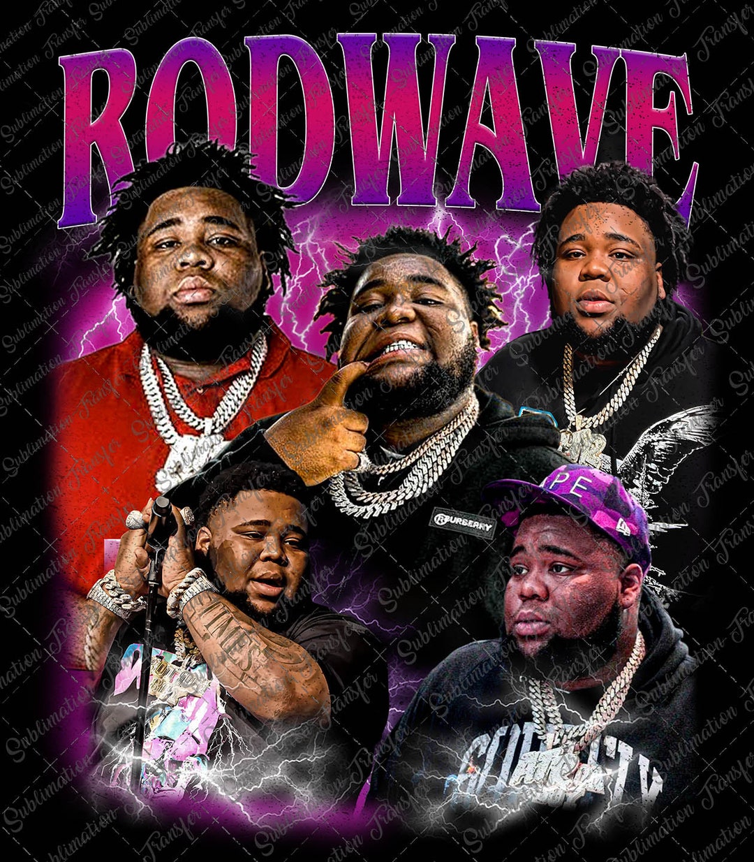 Rod Wave File Png Rod Wave Beautiful Mind Tour Nostalgia - Etsy