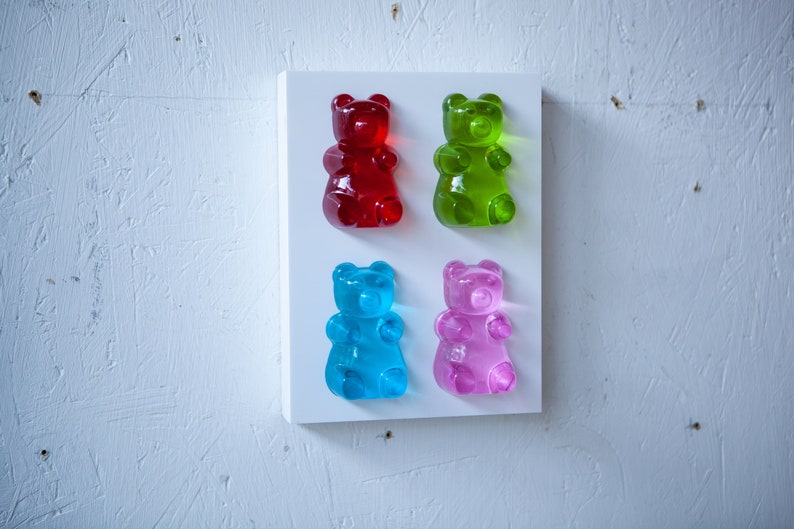 Pop Art Street Art Bio Resin Art 3D Wall Art Abstract - Etsy