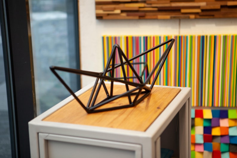 Abstract Steel Industrial Design Standing Sculpture - Etsy