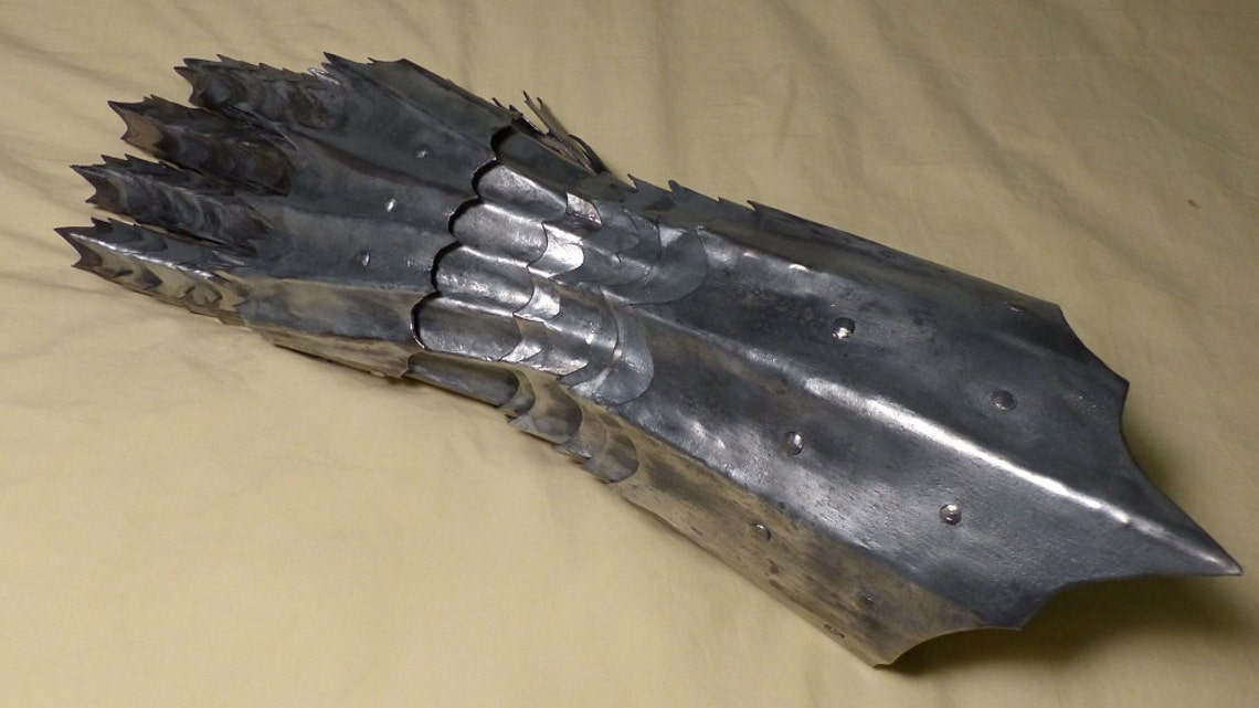Steel Armor Gauntlet Printable Patterns, Lord of the Rings Inspired - Etsy