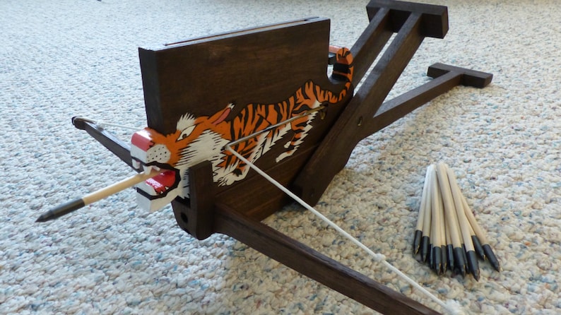 Dragon or Tiger Chu Ko Nu PLANS Repeating Crossbow Chinese Zhuge Nu ...