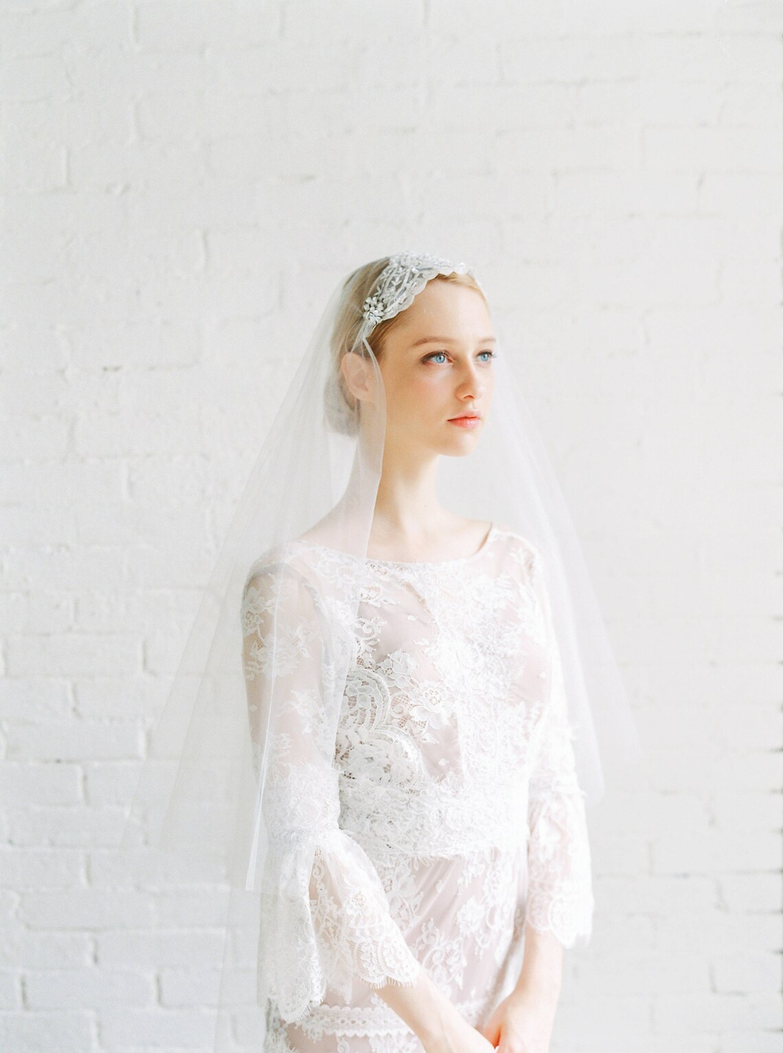 Wedding Veil Juliet Cap Bridal Veil Bridal Veil 1920s Veil | Etsy