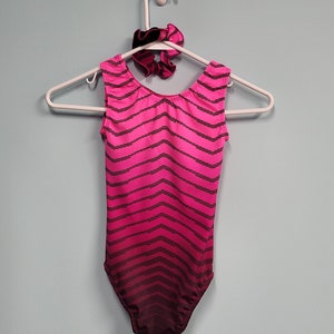 Gymnastics Leotard, Black, Pink, Ombre, Gymnastic Leotards, Racerback ...