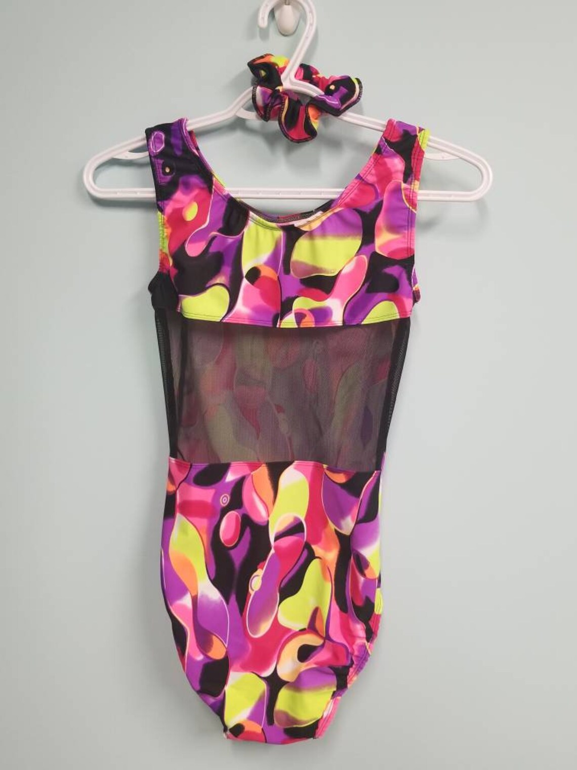 Gymnastics Leotard Red Yellow Colour Mesh Back Gymnast - Etsy