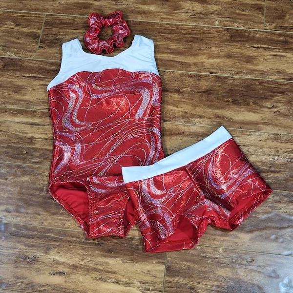 Red Gymnastics Leotards - Etsy