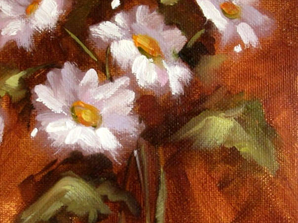 Daisy Buttons...original Oil Painting by Maresa Lilley, SND - Etsy