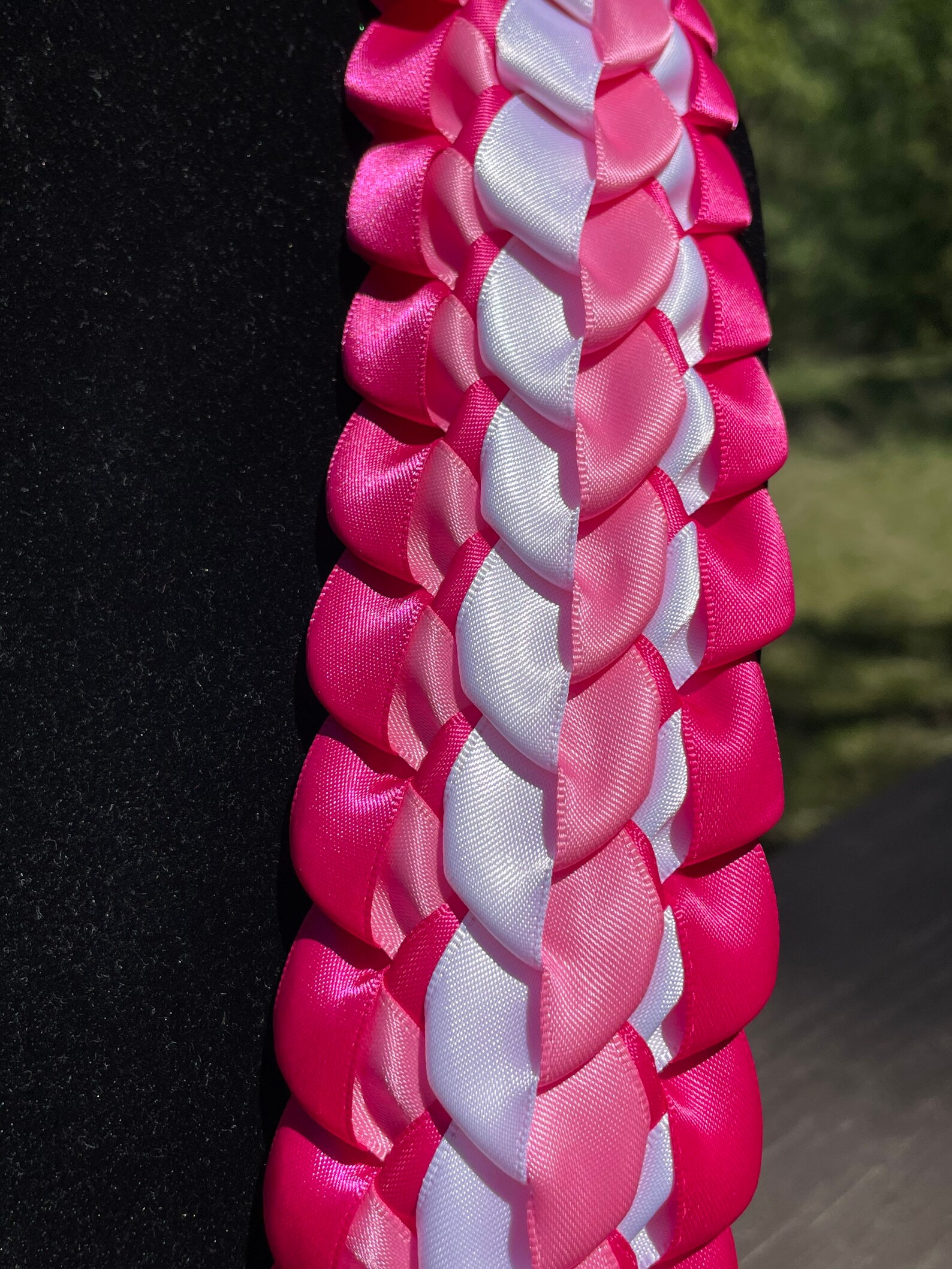 50 Deluxe Double Braided Ribbon Leis Three Color With Third - Etsy