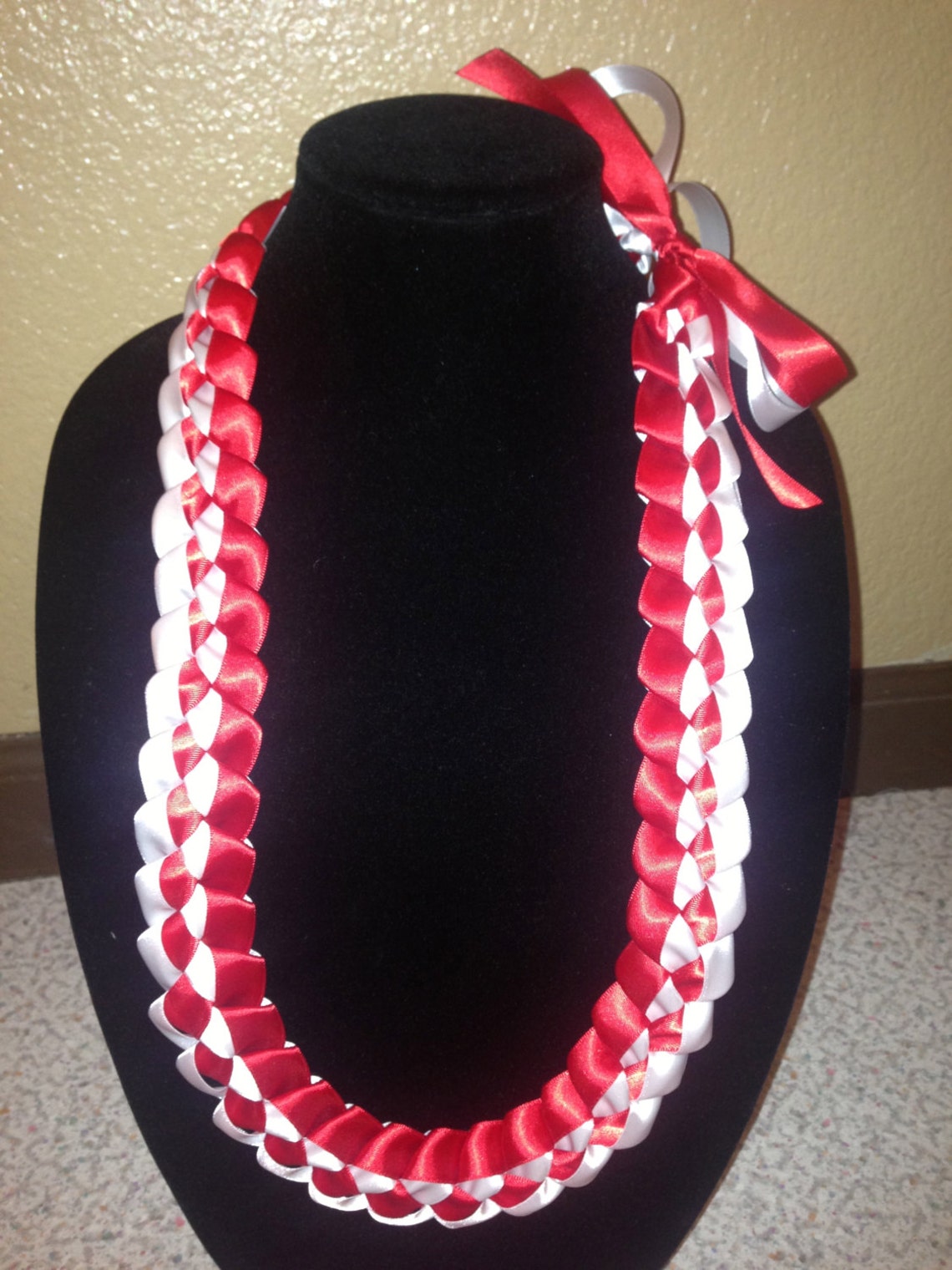 44 Custom Two Ribbon Braided Ribbon Leis You Choose Colors - Etsy