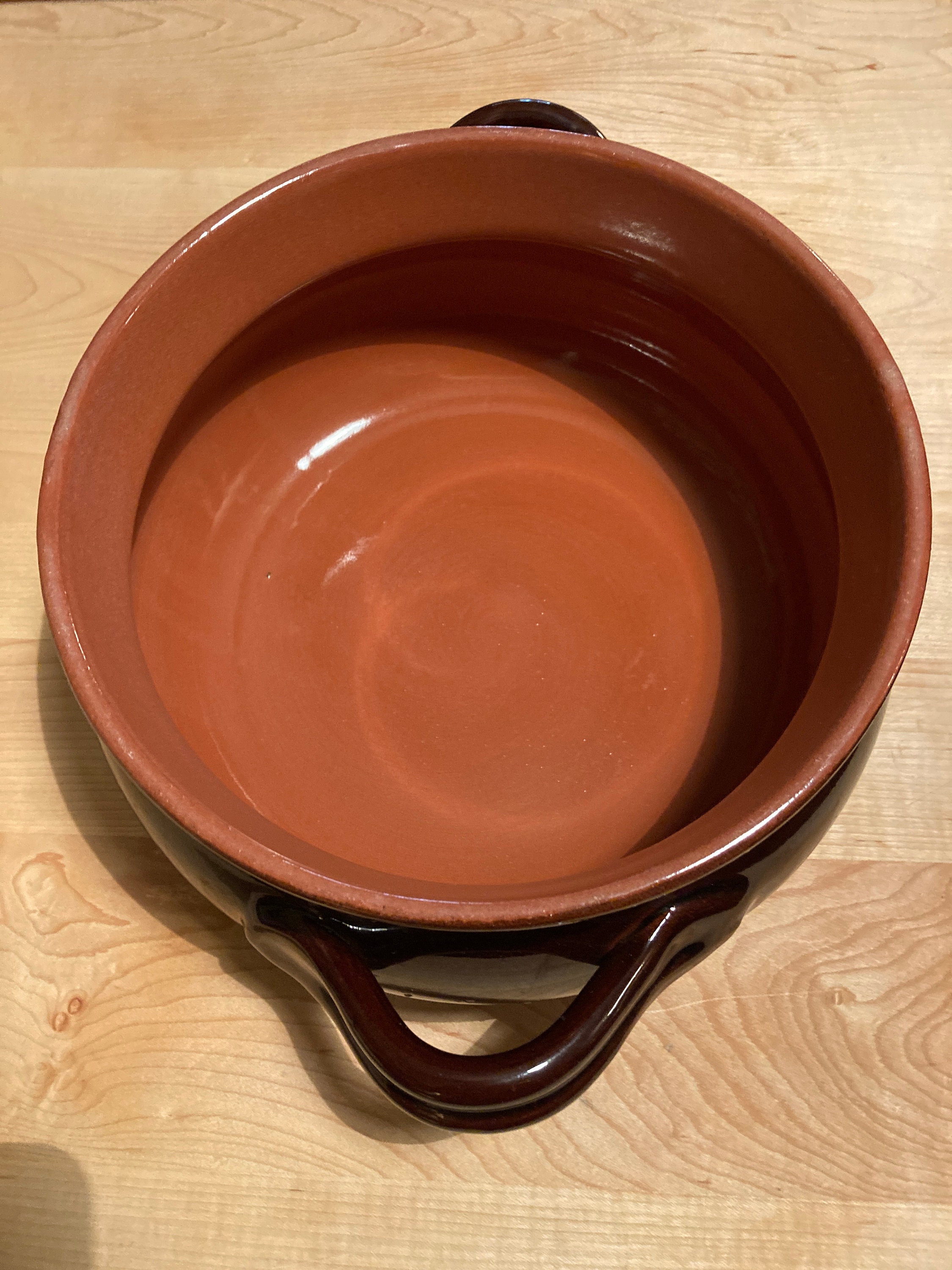 Very Large Vintage Vulcania Pottery Glazed Covered Casseroles Made in ...